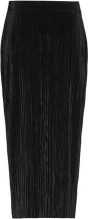 Calvin Klein Jupe crayon midi pliss&eacute;e