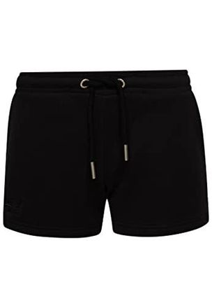 Superdry Vintage Logo EMB Jersey Short, Noir, M Femme