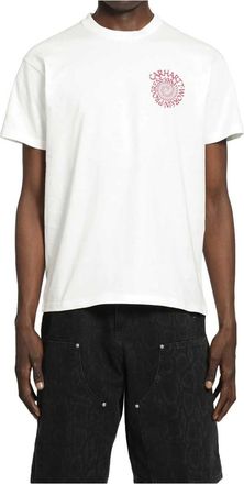 Carhartt Work in Progress Homme, Tops, Blanc, Taille: S S/S Spirals T-Shirt