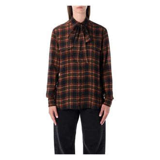 Saint Laurent Damen, Blusen & Hemden, Mehrfarbig, MGr&ouml;&szlig;e