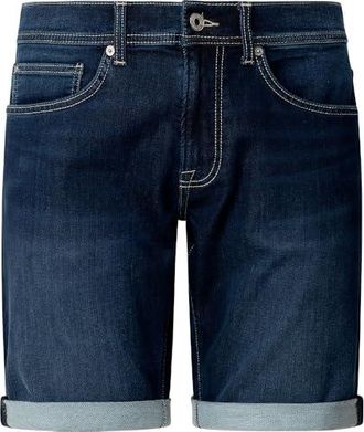 Pepe Jeans London Slim Gymdigo Short, Bleu (Denim-Ee4), 34W Homme