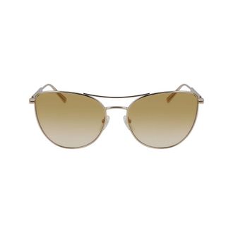 Longchamp Lo610s Katzenaugen-Sonnenbrille Gold