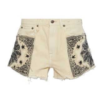 R13 Femme, Shorts, Beige, Taille: W24 X-Boyfriend Short