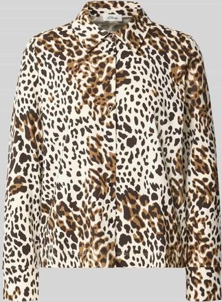 s.Oliver Red Label Relaxed Fit Langarmbluse aus Baumwoll-Mix