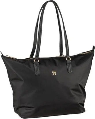 Tommy Hilfiger Cabas Sac Femme Poppy avec Fermeture &Eacute;clair, Noir (Black), Taille Unique