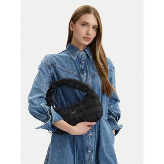 Tommy Jeans Handtasche Tommy Jeans Tjw Icon Aop Shoulder Bag AW0AW18467 Schwarz