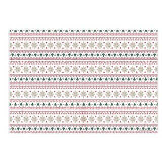 Ava Tischsets Papier 43x30cm 50 St&uuml;ck - Einweg Platzsets DIN A3 mit Weihnachtsmotiven - Vielseitige Platzdeckchen & Tischuntersetzer f&uuml;r Weihnachten, Gebu