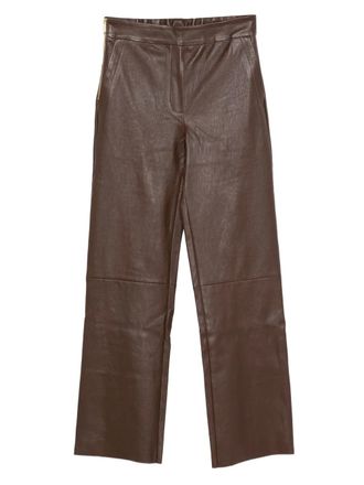 Max & Moi pantalon &agrave; taille &eacute;lastiqu&eacute;e - Marron