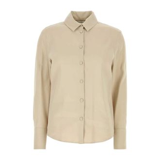 Max Mara Badesse Langarmshirt - - Blouses & Shirts - Damen - Beige - M