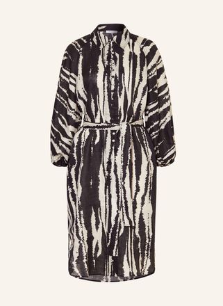 Mrs & Hugs Mrs & Hugs Hemdblusenkleid Aus Leinen schwarz