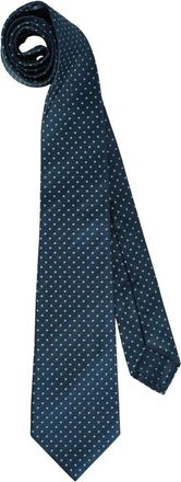 Kiton Homme, Accessoires, Bleu, Taille: ONE Size Cravate en soie &agrave; motifs