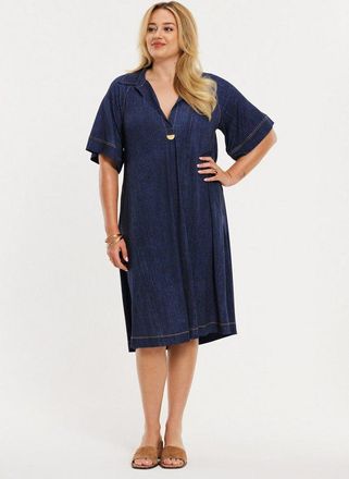 Yoek A-Linien-Kleid Damen Kleid Flare Fit Bio-Baumwolle