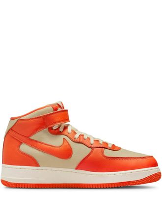 Nike Air Force 1 Mid Team Gold/Coconut Milk/Safety Orange Sneakers