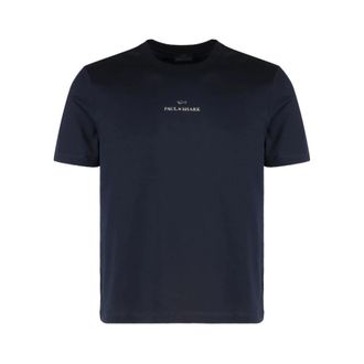 Paul & Shark Crew Neck T-Shirt - - Tops - Herren - Blau - 2XL