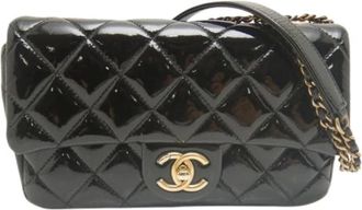 Chanel Sac bandouli&egrave;re Matelass&eacute; Pre-owned - Femme - Pre-owned - Noir - Taille: ONE Size