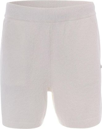 Lacoste Homme, Shorts, Blanc, Taille: L Shorts en maille bouclette