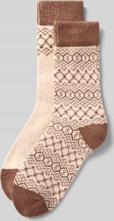 Camano W&auml;rmende Socken in Strick-Optik