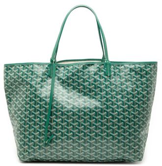 Goyard Shopper - Goyardine Saint Louis GM - Gr. unisize - in Grün - für Damen