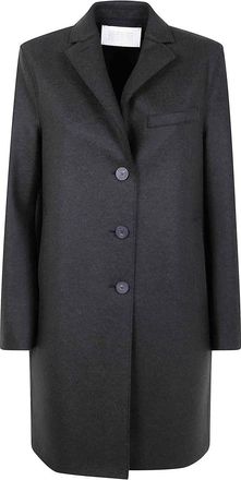 Harris Wharf London Manteau Au Genou - Vert