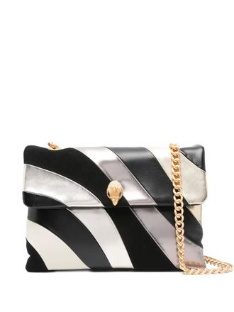 Kurt Geiger sac porté épaule à plaque logo - Noir