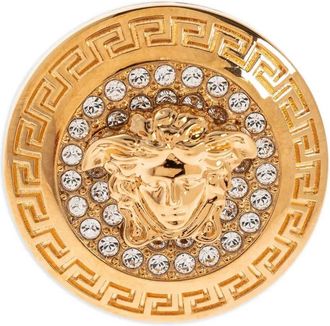 Versace Runder Ring mit Medusa-Kopf - Gold