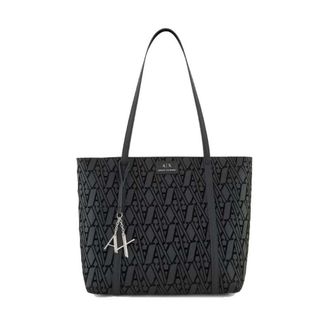 A|X Armani Exchange XW002121 AF19298 Bolsos Shopper Mujer Negro