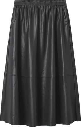 B+ab jupe mi-longue à coupe évasée - Noir