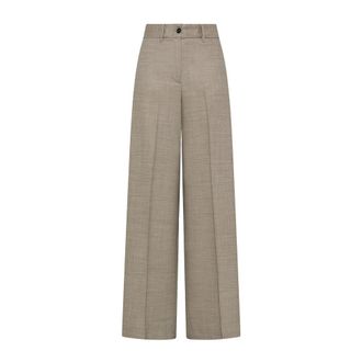 Nine In The Morning Wide Hosen - - Trousers - Damen - Beige - W26