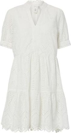 Vero Moda Yas Yasholi SS Dress S. Noos Robe pour Femme, Star White, XS