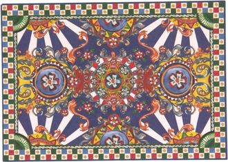 Dolce & Gabbana Femme, Accessoires, Multicolore, Taille: ONE Size Porte-cartes Postcard