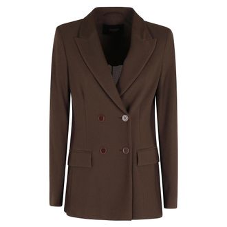 Seventy Femme, Vestes, Brun, Taille: 34 FR Blazer Technical Mesh