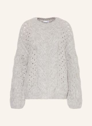 Mrs & Hugs Mrs & Hugs Pullover Mit Alpaka grau