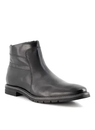 Bugatti Herren Schuhe schwarz Glattleder