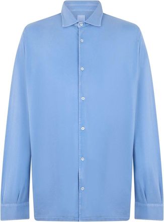 Fedeli Homme, Chemises, Bleu, Taille: 5XL Chemise &Eacute;l&eacute;gante avec Col Traditionnel