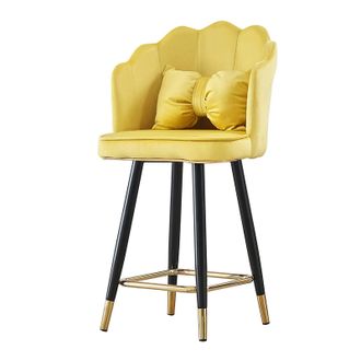 Generic Barhocker, hohe Barhocker, K&uuml;chenthekenst&uuml;hle mit R&uuml;cken- und Fu&szlig;st&uuml;tze, hohe Barhocker f&uuml;r Kneipen und Esszimmer