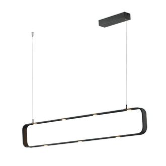 Luce-Ambiente-Design Brown Moka Suspension Dimmable With 9 LEDs of 5w Warm Light