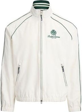 Polo Ralph Lauren Veste &agrave; col montant en coton m&eacute;lang&eacute;