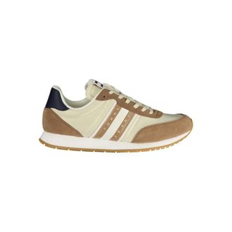 Tommy Hilfiger Homme, Chaussures, Beige, Taille: 44 EU Beige Polyester Baskets
