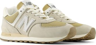 New Balance Sneaker NEW BALANCE 574, Damen, Gr. 37,5, schwarzer grau matter, Leder, Synthetik, Textil, Schuhe Sneaker, mit Gummilaufsohle, Topseller