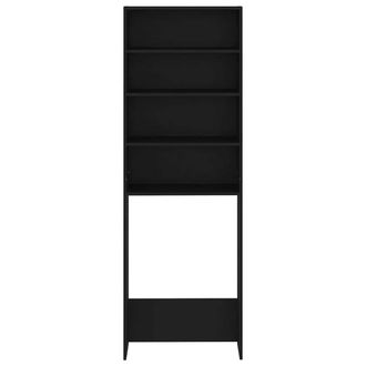 Generic Freistehender Waschmaschinenschrank, Aufbewahrungseinheit aus Holzwerkstoff mit Arbeitsplatte und Festen Regalen, Organizer f&uuml;r Waschmittel und Reinig