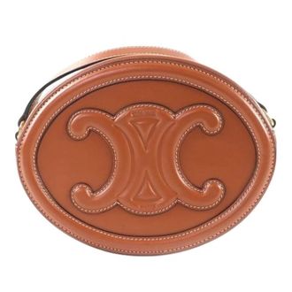 Celine Pre-owned Triomphe Oval Crossbody - - Pre-owned - Damen - Braun - ONE SIZE