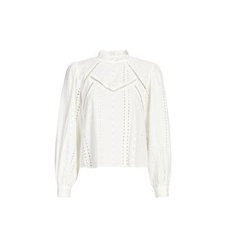 Suncoo Blouse brod&eacute;e ample en coton