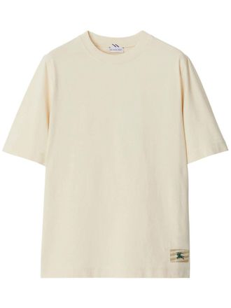 Burberry t-shirt en coton à logo EKD - Tons neutres