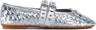 Bruno Premi Femme, Chaussures, Gris, Taille: 36 EU Intreccio Ballerina