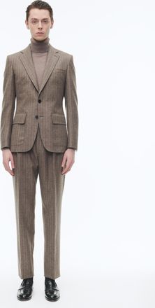 Fursac Costume ajust&eacute; en flanelle de laine - Taille 50 - Homme