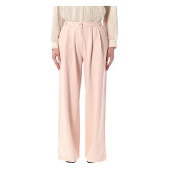 Sessun Femme, Pantalons, Rose, Taille: 38 FR Tamayo Pleated Pant