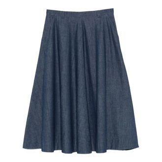 Incotex Femme, Jupes, Bleu, Taille: 38 FR 820 Gonna