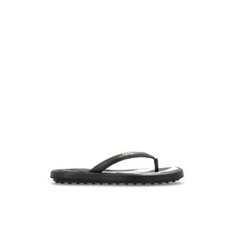 Tod's Leder-Zehentrenner - - Shoes - Damen - Schwarzk - 39 1/2 EU