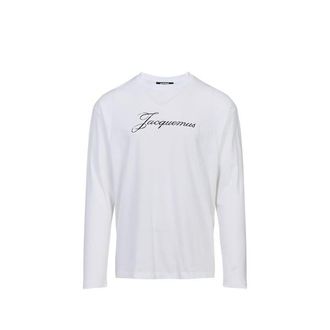 Jacquemus Tee-shirt droit en coton m&eacute;lang&eacute;