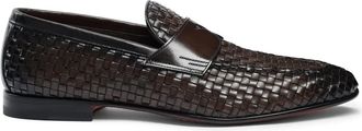 Santoni Loafer - Mocass Intrec Mar Tm - Gr. UK_5_5 - in Wei&szlig; - f&uuml;r Damen